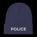 Police Embroidered Beanie - Etsy
