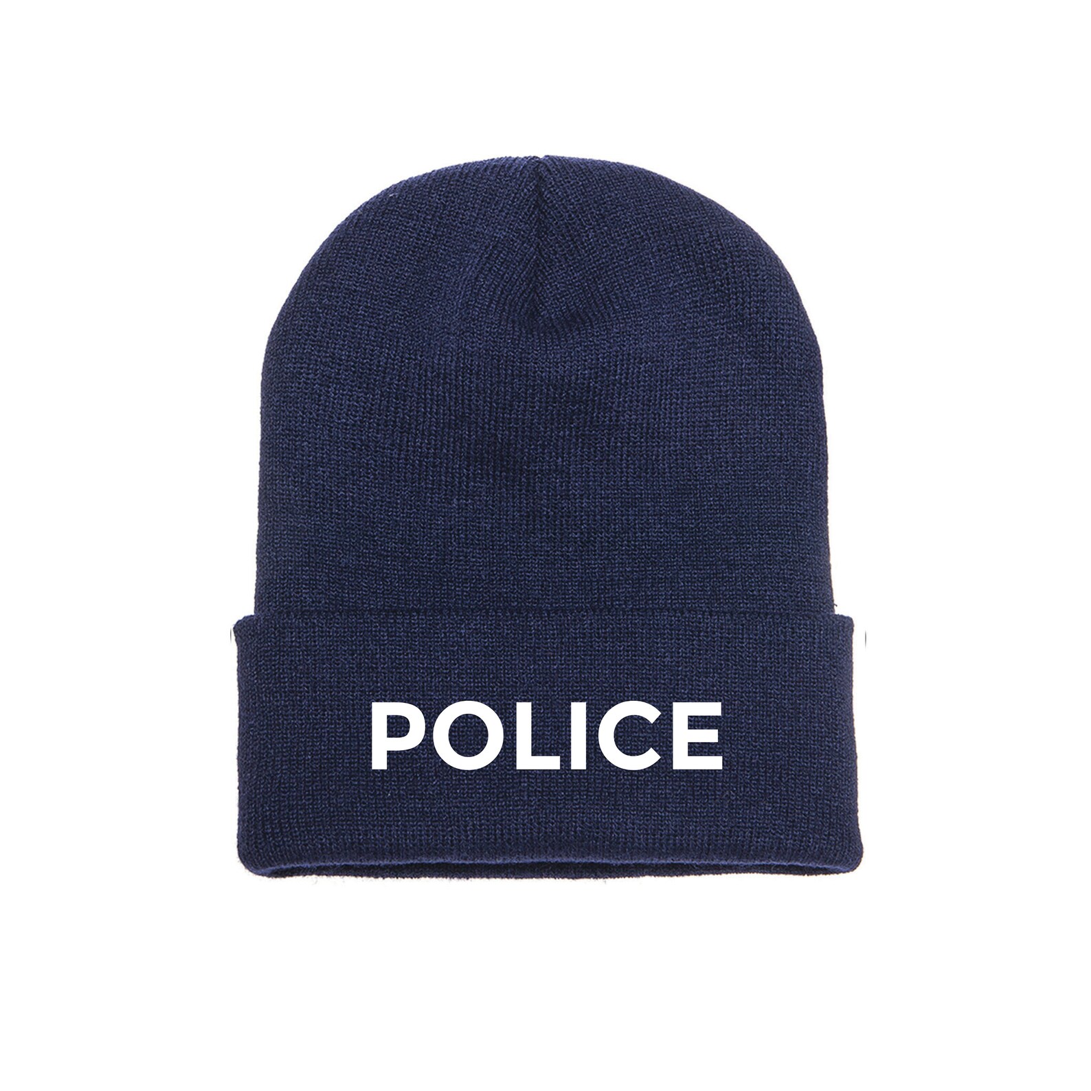 Police Embroidered Beanie - Etsy