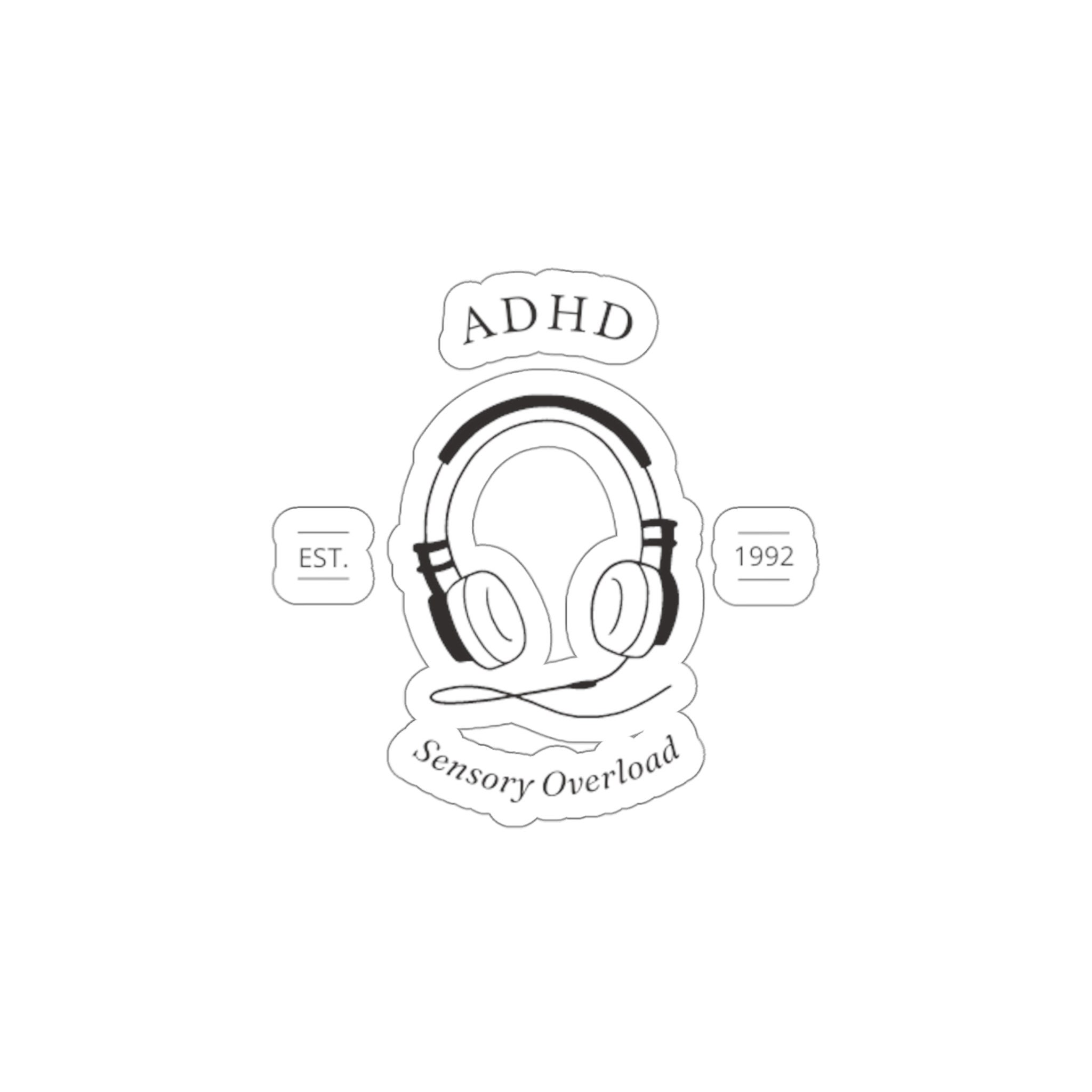 ADHD Sensory Overload Sticker - Etsy
