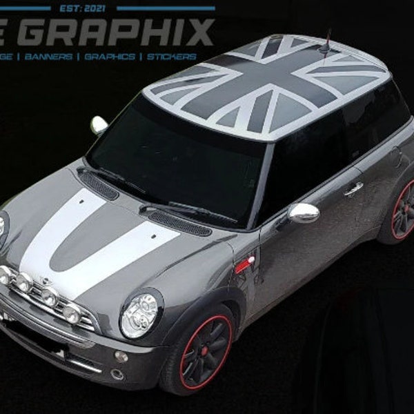 Union Jack Car Roof Decal - Etsy