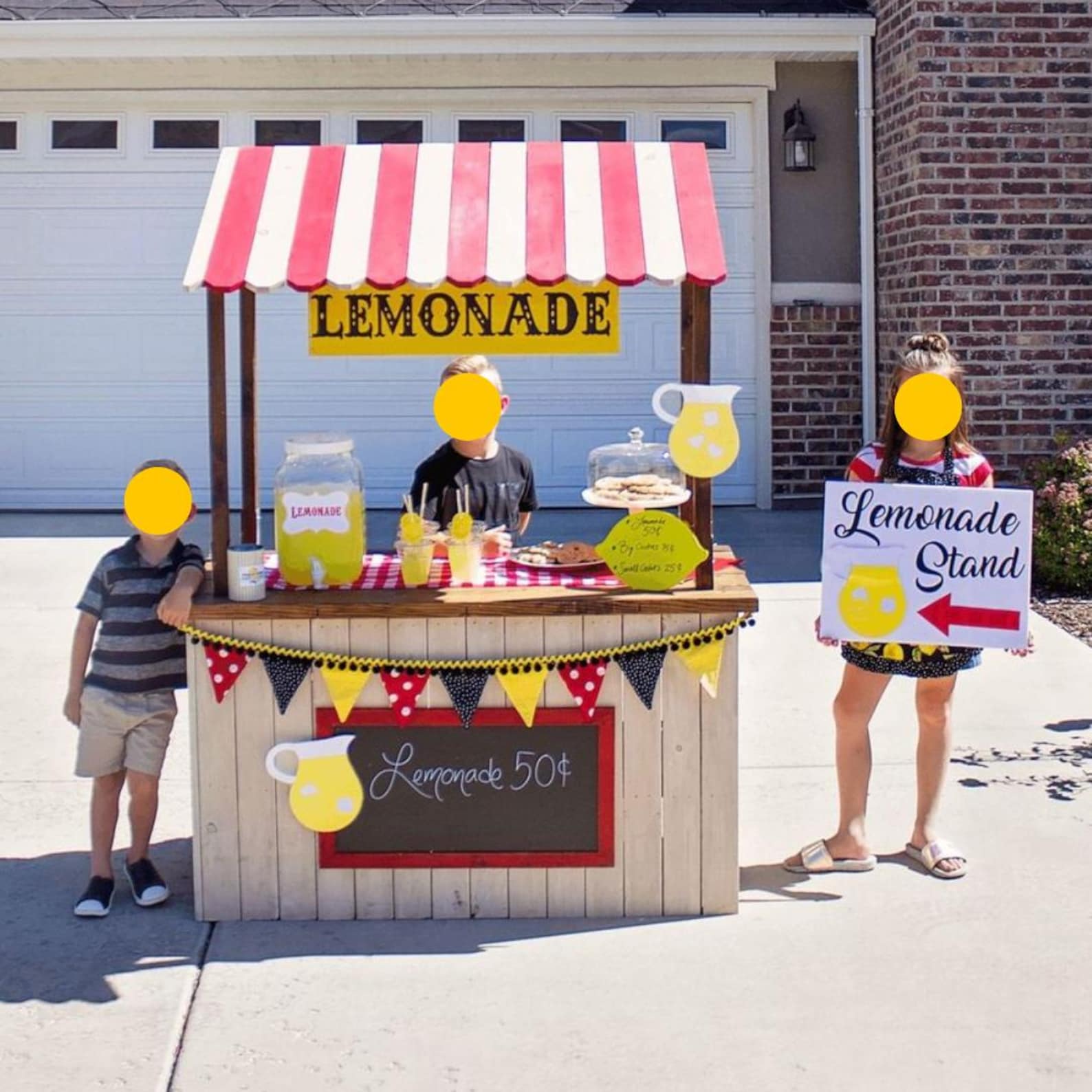 DIY Kids Lemonade Stand Plans PDF: Beginner Woodworking Project ...