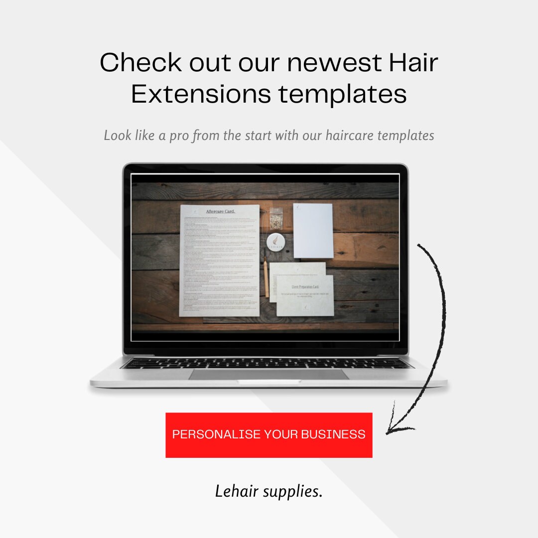 Editable or Made for You. Hair Extensions Templates/haircare Forms ...