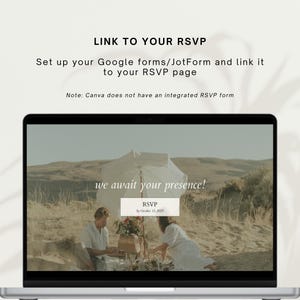Canva Wedding Website Template, Aesthetic Wedding Website, Online RSVP ...