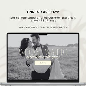 Elegant Wedding Website Template, Editable Online Wedding Invitation ...