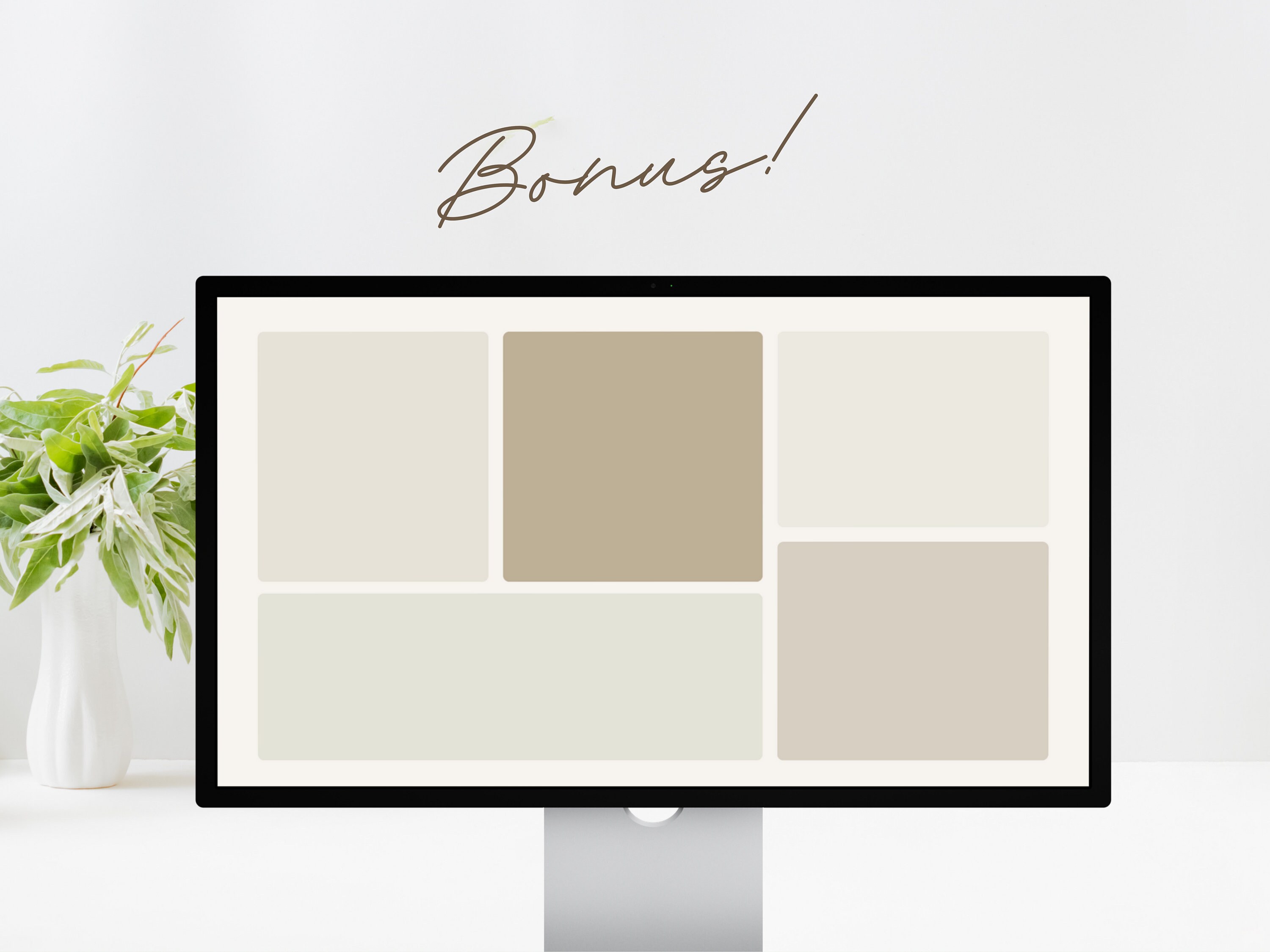 Desktop Wallpaper Organizer With Monthly Calendar 2024, Customizable ...