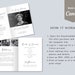 Simple Funeral Program Template, Minimalist Memorial Service, Printable ...