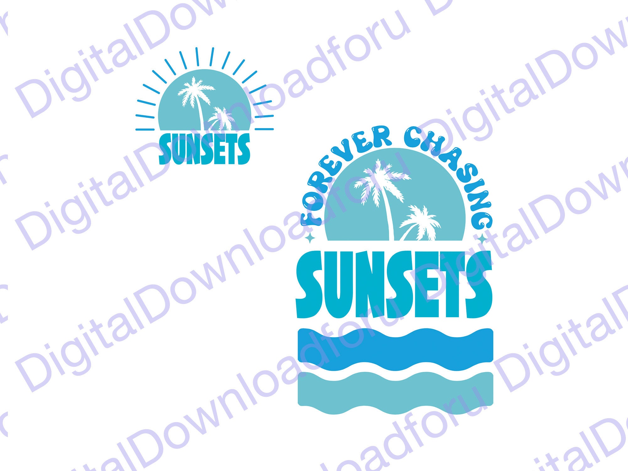 Forever Chasing Sunsets Svg, Sunsets Svg, Trend Svg, Sublimation Design ...