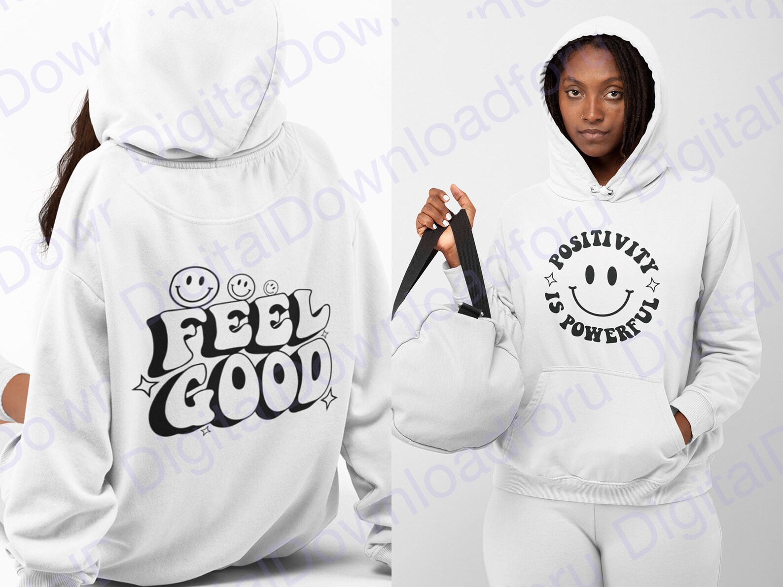 Positivity is Powerful Svg, Feel Good Svg, Smiley Face Png, Emoji Svg ...