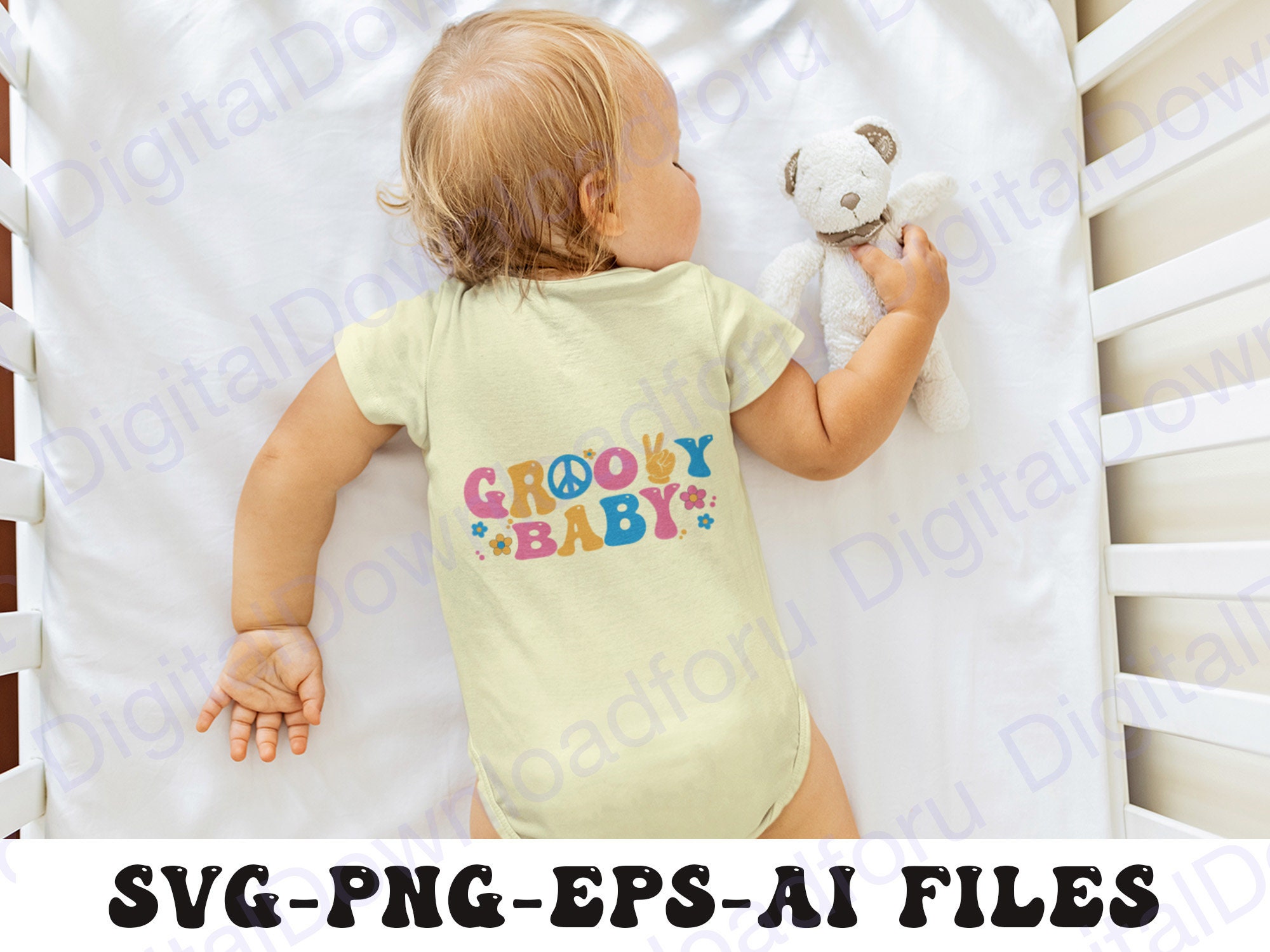 Groovy Baby Svg, Groovy Birthday Baby Svg, Baby of the Groovy Svg Png ...