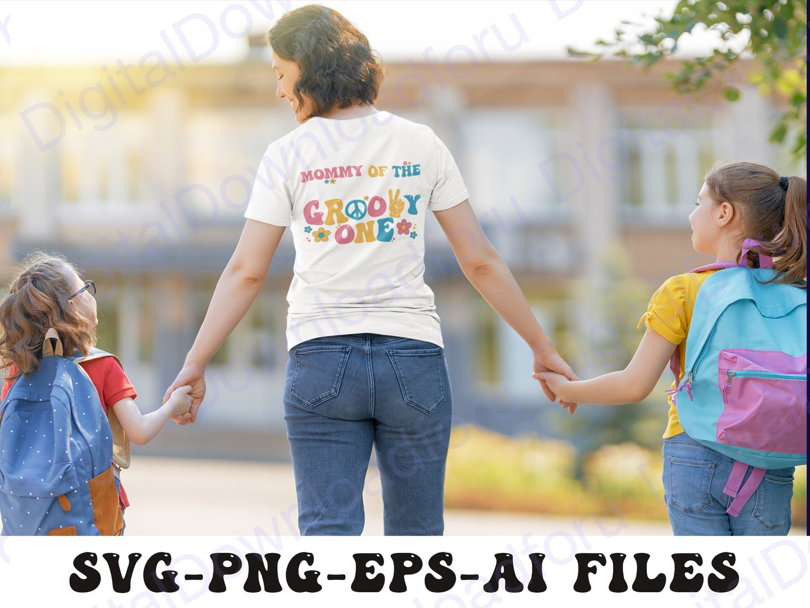 Groovy One Svg, Groovy Birthday Mom Svg, Mommy of the Groovy Svg Png ...