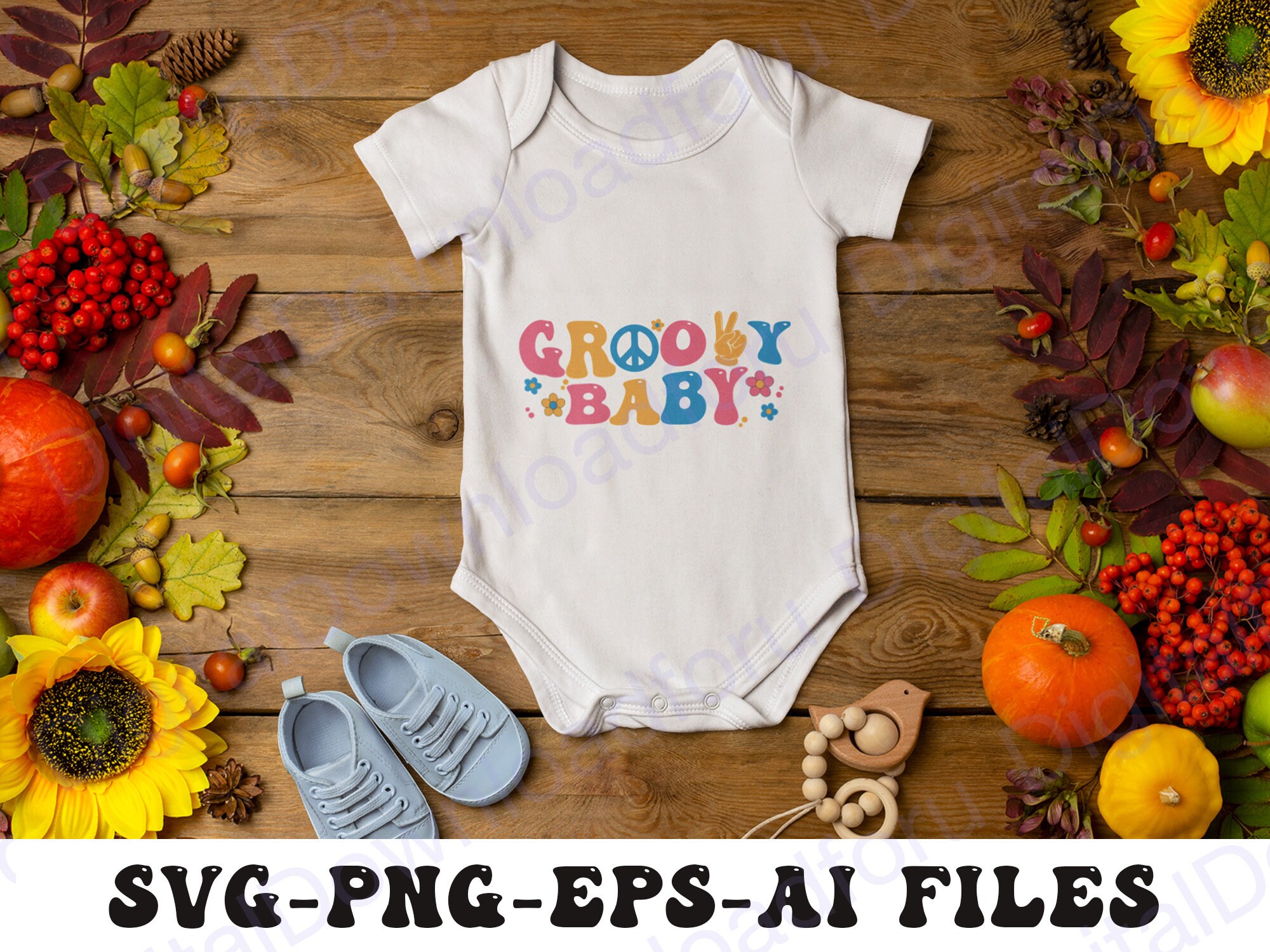 Groovy Baby Svg, Groovy Birthday Baby Svg, Baby of the Groovy Svg Png ...