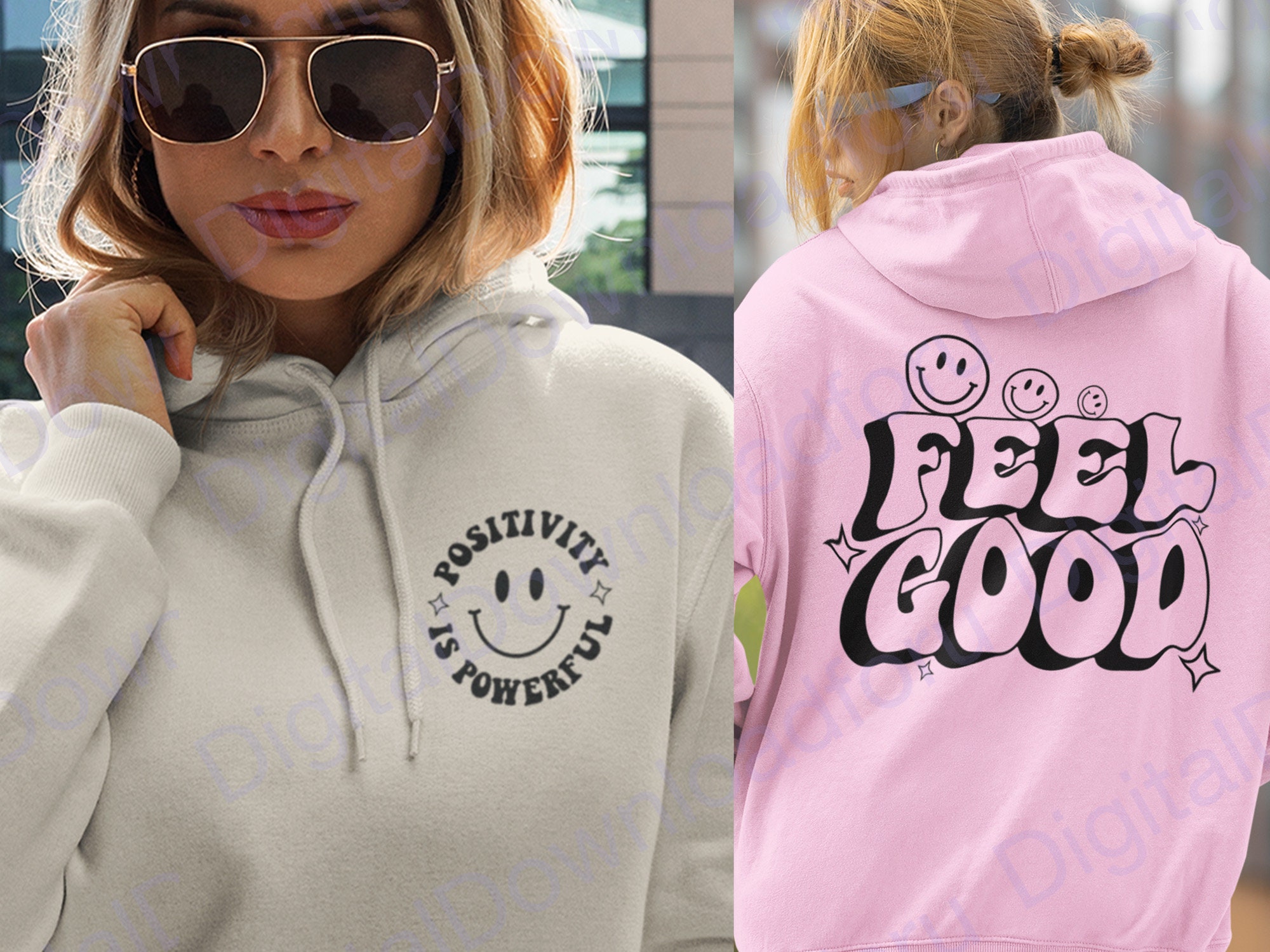 Positivity is Powerful Svg, Feel Good Svg, Smiley Face Png, Emoji Svg ...