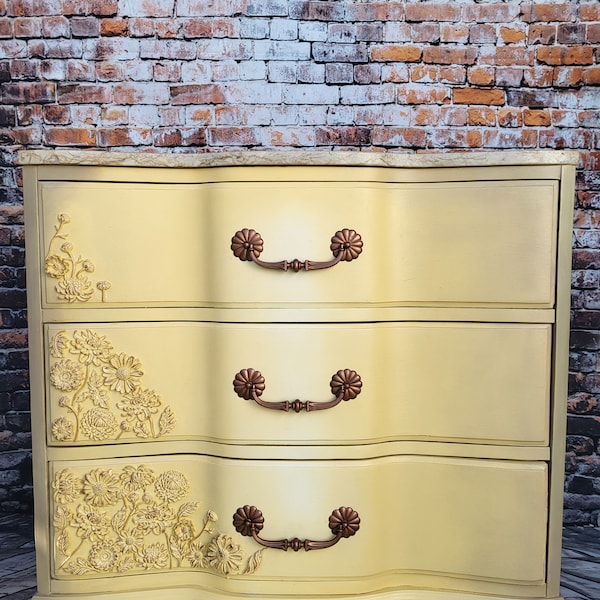 Hand Painted Dresser - Etsy