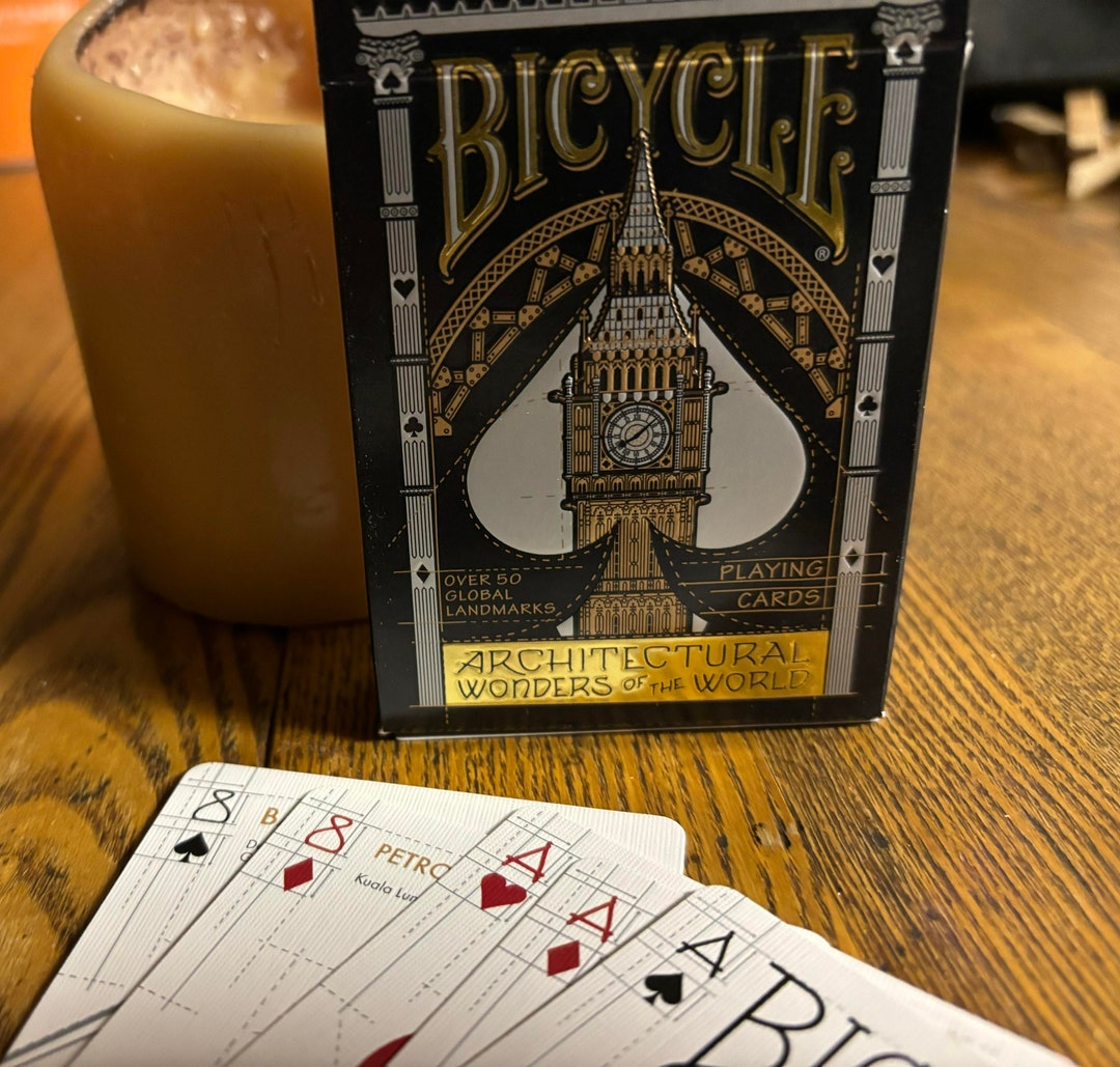 One Playing Card Deck Reading ARCHITECTURAL WONDERS by - Etsy