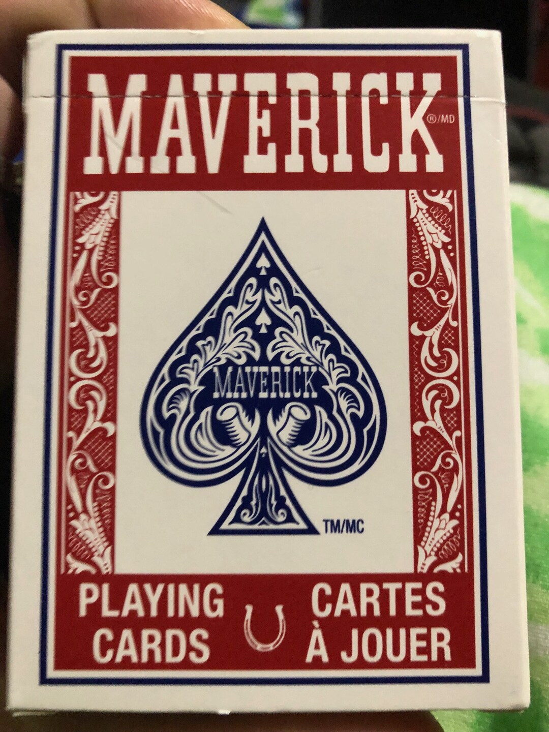 DISCOUNT: One Playing Card Deck Reading MAVERICK Deck - Etsy