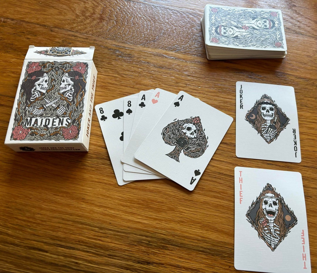 One Playing Card Deck Reading MAIDENS Deck by Joker and the Thief - Etsy