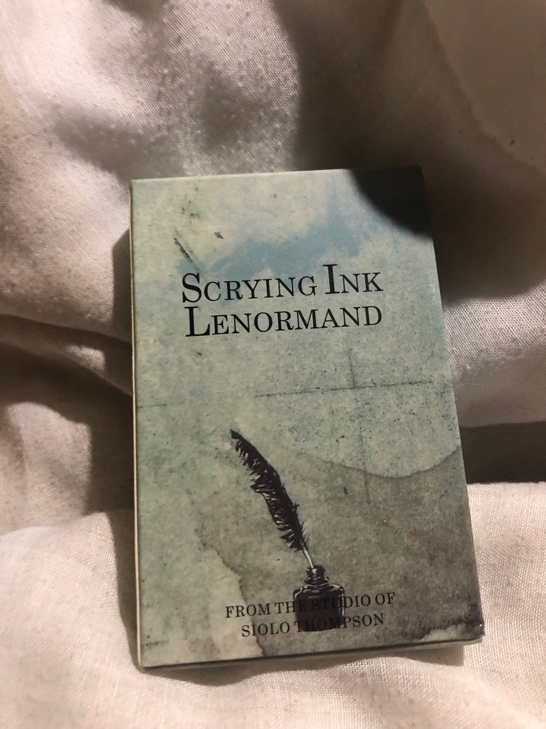 One scrying Ink Lenormand Deck Reading - Etsy