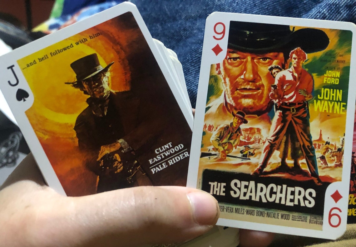 One WESTERN COLLECTION Playing Card Reading Spaghetti Western Deck - Etsy