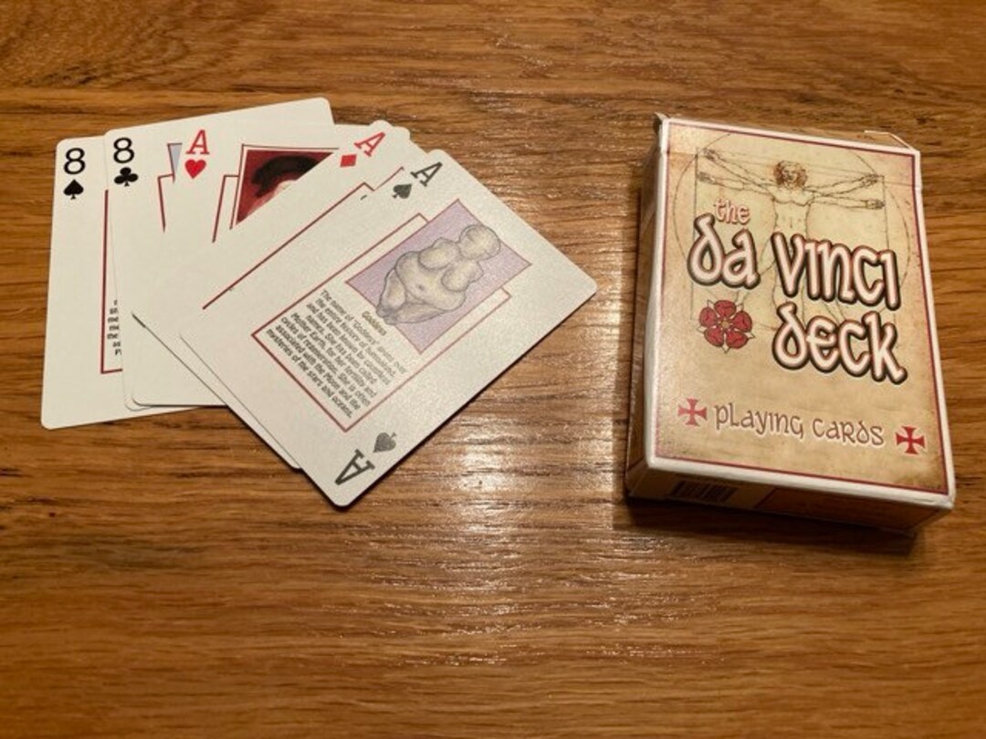 One Playing Card Deck Reading: the da-vinci Deck - Etsy