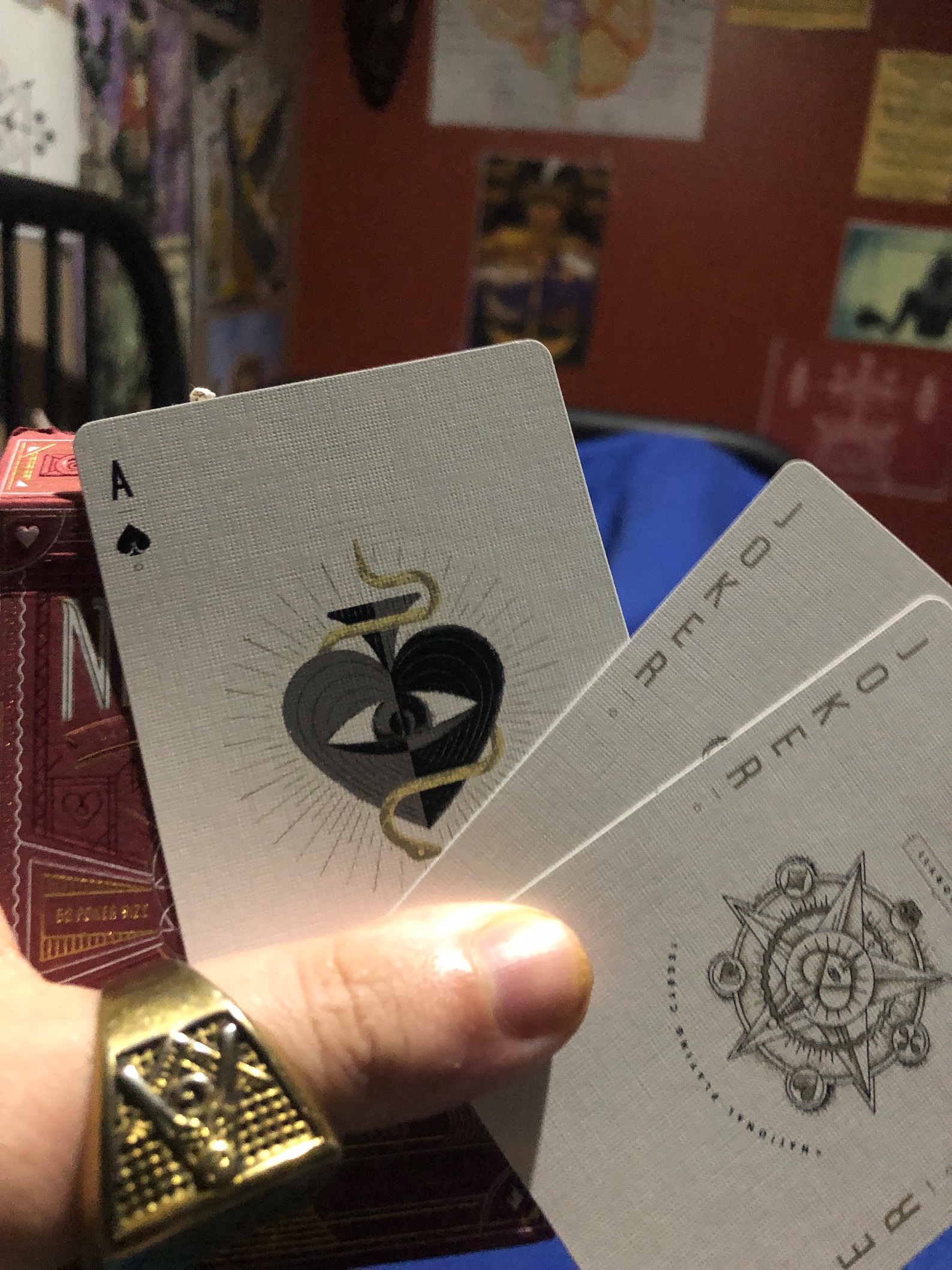 One Playing Card Reading National Deck - Etsy