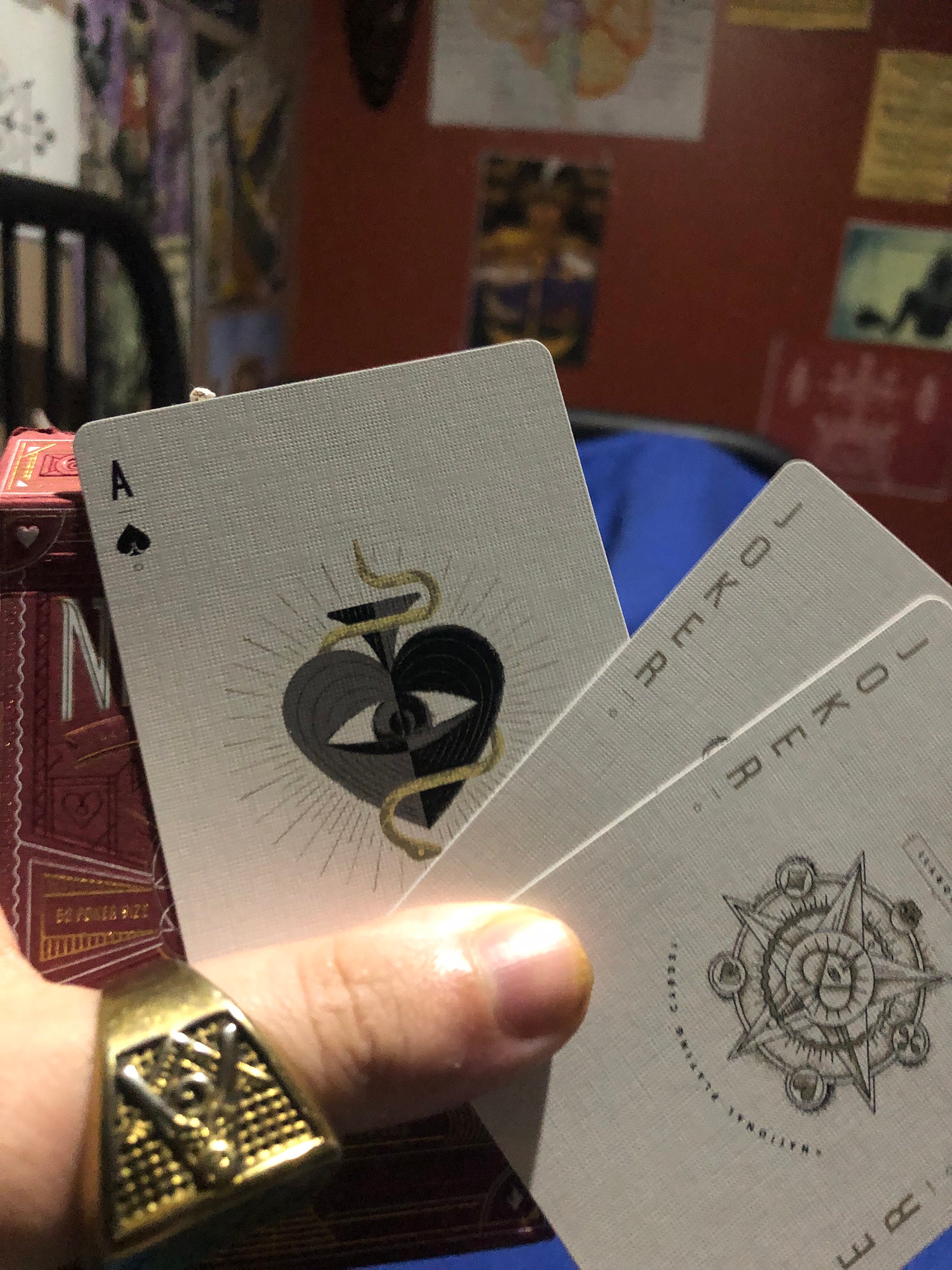 One Playing Card Reading National Deck - Etsy