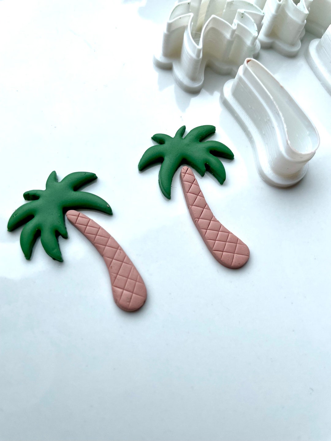 Palm Tree Mirrored Clay Cutter - Polymer Clay Cutter - Earring ...