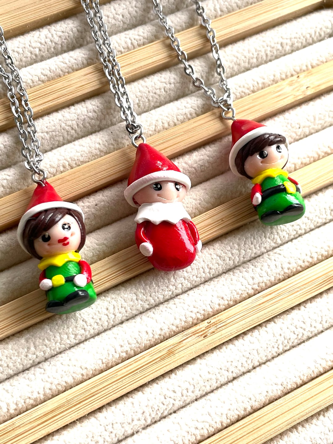 Elf Necklace - Boy, Girl or Baby Elf on Stainless Steel Chain - Etsy