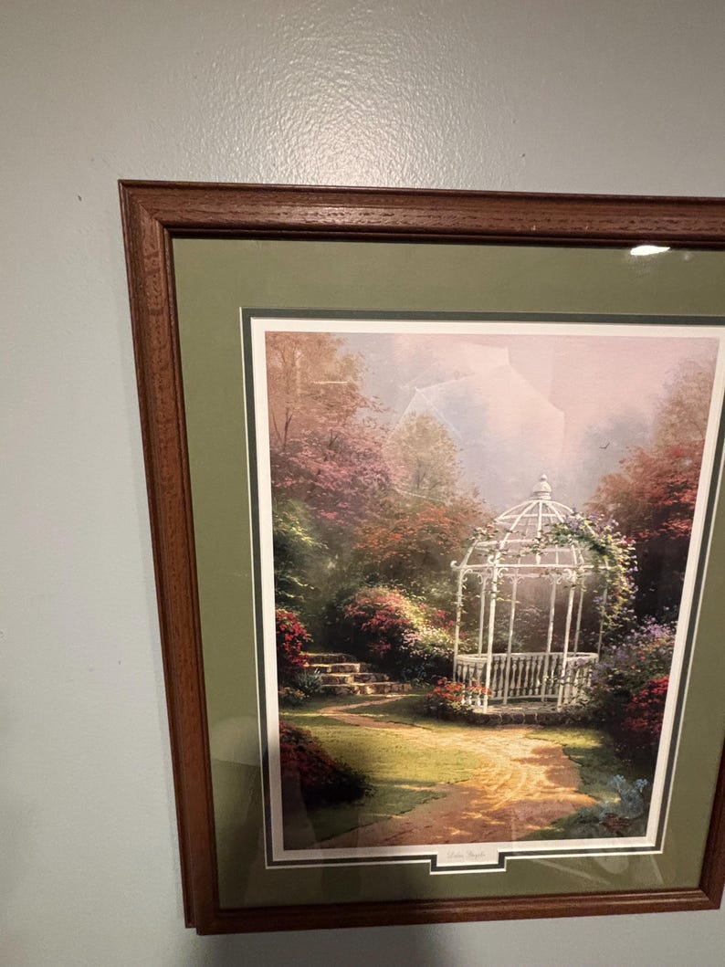 Thomas Kinkade “lilac Gazebo” Signed Limited Edition Print 480/2850 ...