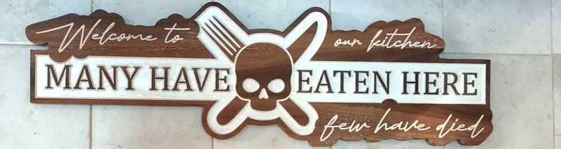 Welcome Kitchen Sign - Etsy