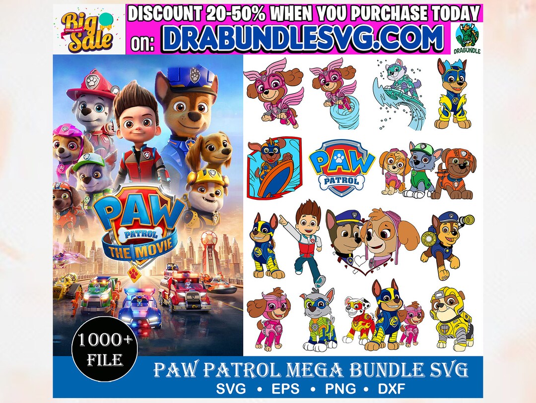 1000 Paw Patrol Svg Paw Patrol Svg Bundle Paw Patrol Svg - Etsy