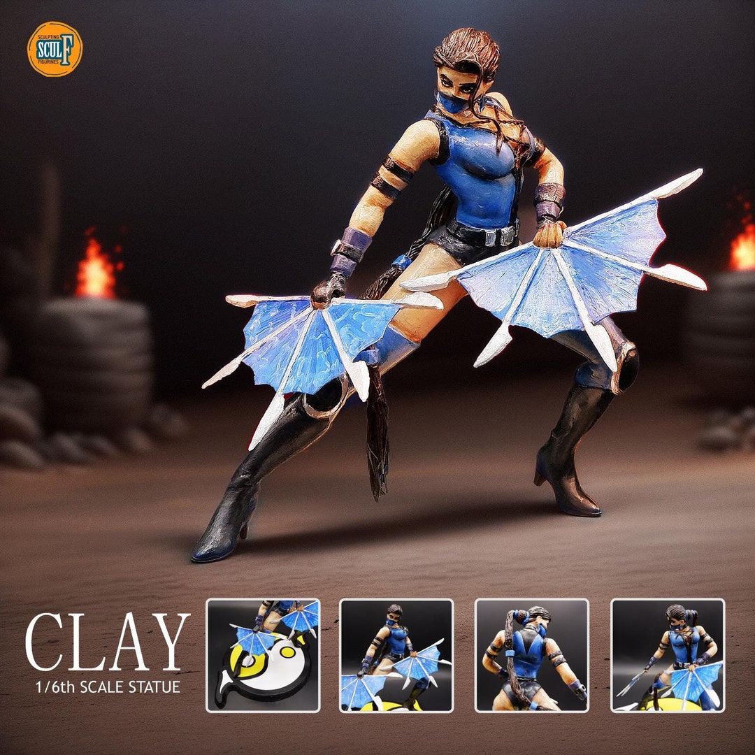 Figure Kitana From Mortal Kombat Deadly Alliance 1/6 - Etsy