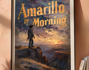 Amarillo by Morning Coloring Page, Western Art Activity, Printable Art ...