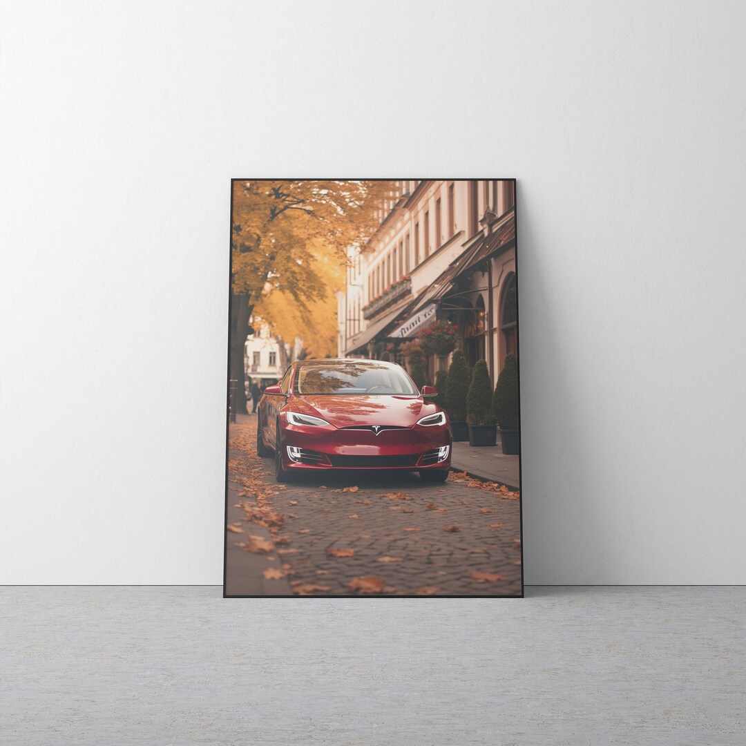 Tesla Model S Poster: Lose Yourself in Speed, Find Your Automotive Soul ...
