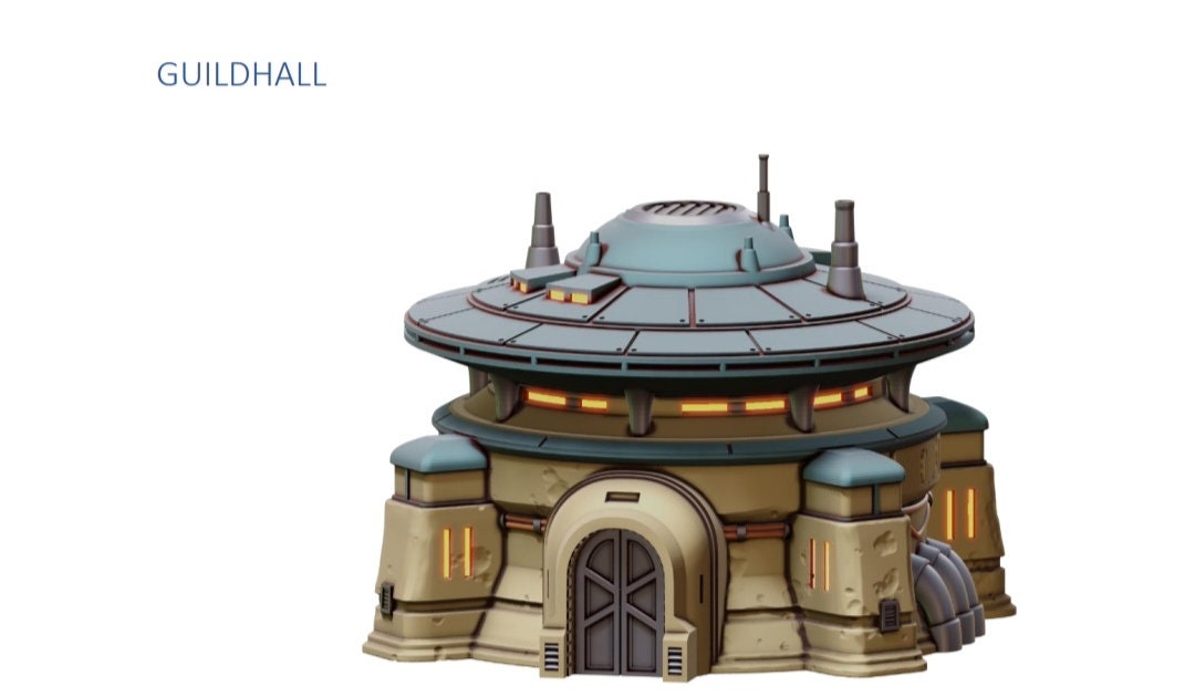 Guild Hall Massa'dun War Scenery 3D Print 32-40mm / Star - Etsy