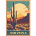 Arizona Travel Poster, Vintage Arizona Poster, Travel Poster, Retro ...
