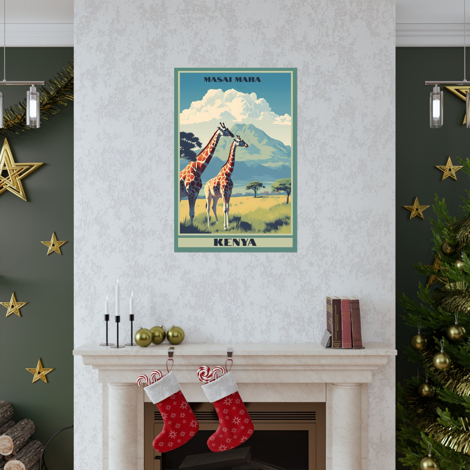 Kenya Travel Poster, Vintage Kenya Poster, Travel Poster, Retro Travel ...