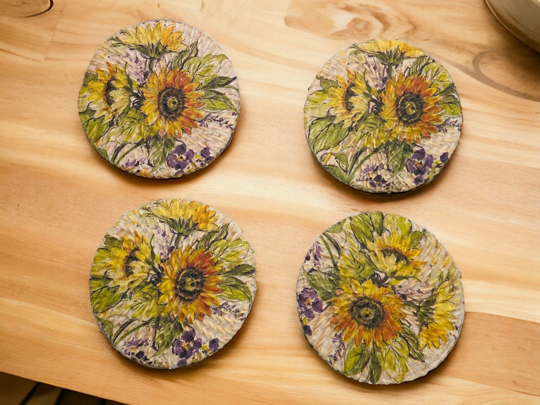 Coasters, Flower Coaster, Wildflower Coasters, Coasters With Flowers ...