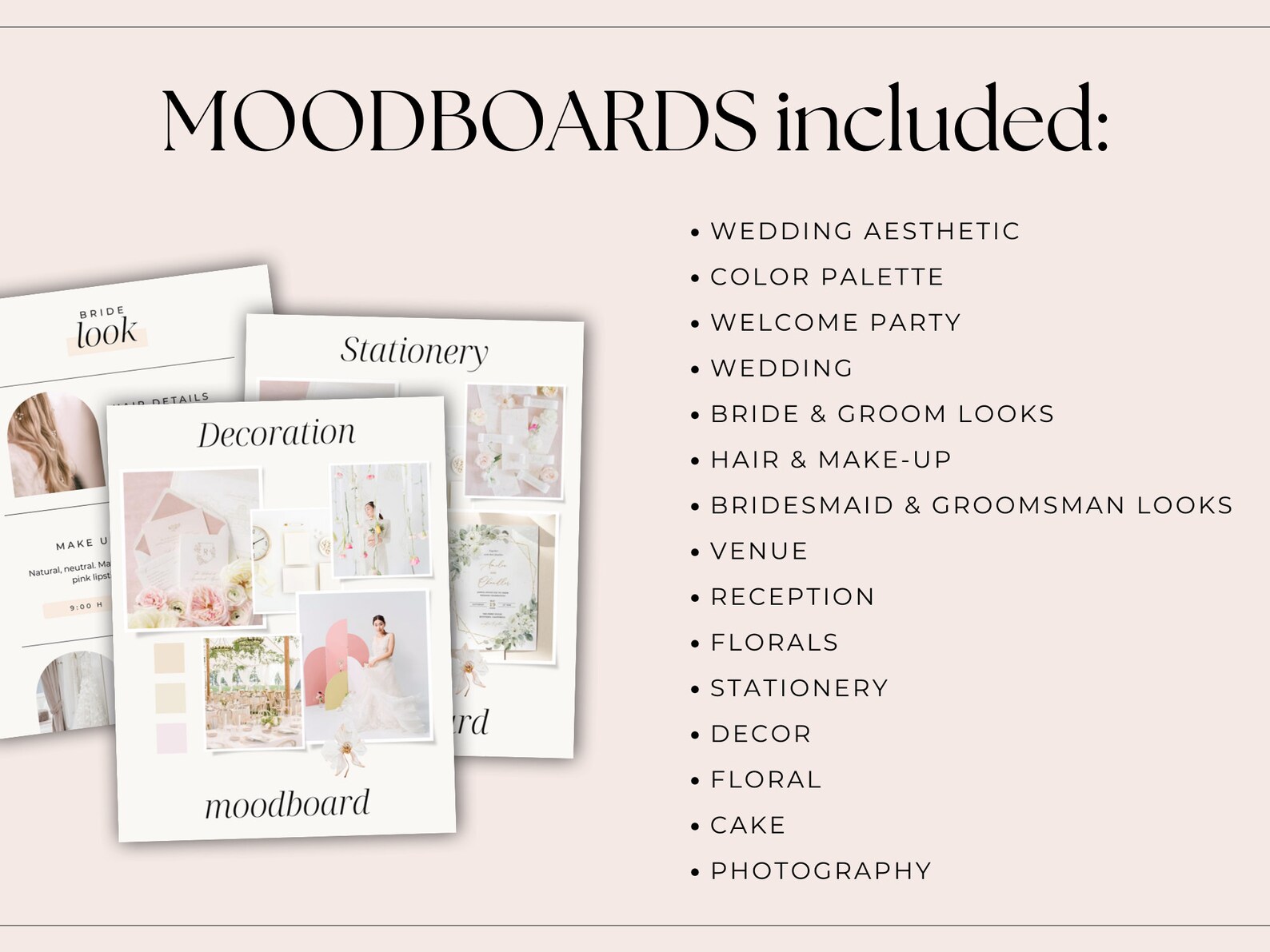 Editable Wedding Vision Board Template (digital Download) - Etsy