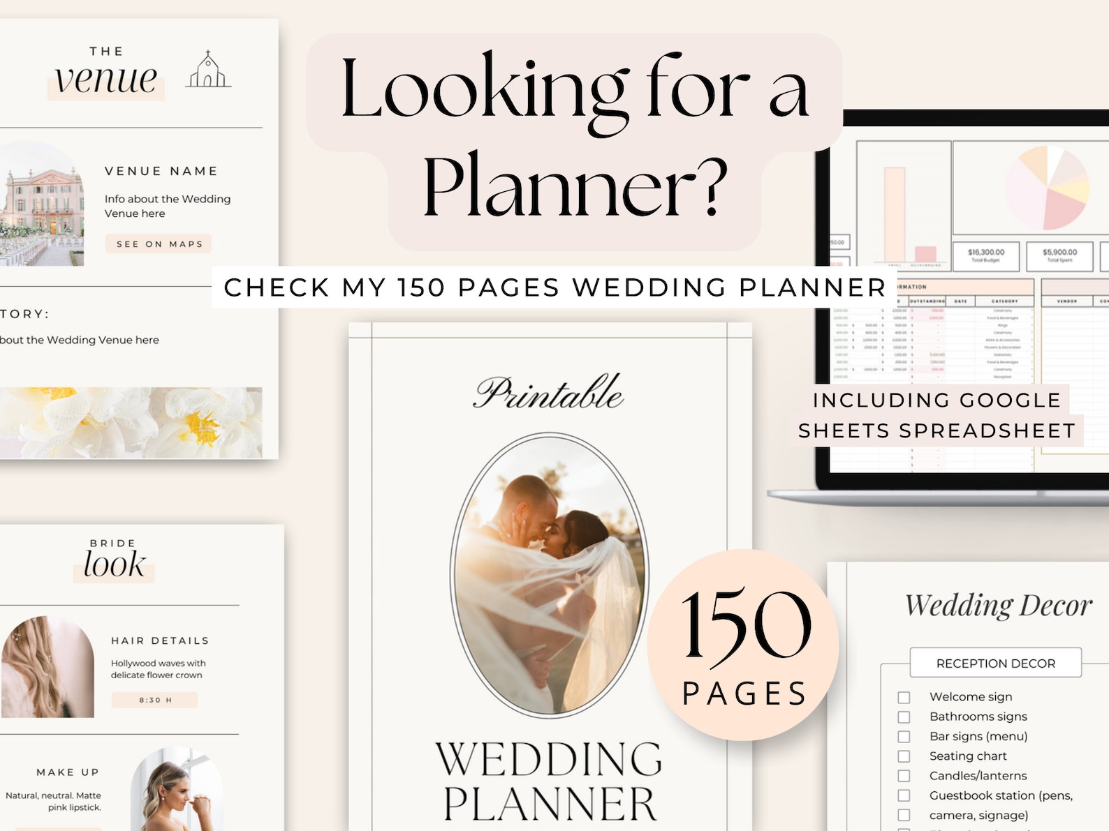 Detailed Wedding Timeline Template. Wedding Organizer Printable Binder ...