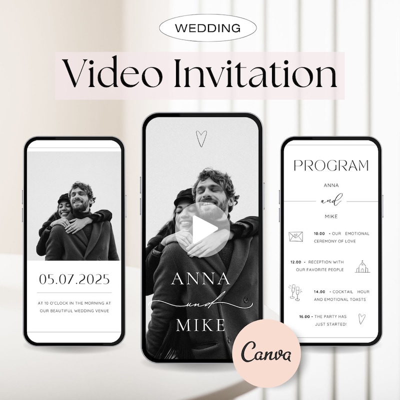 Video Invitation - Etsy