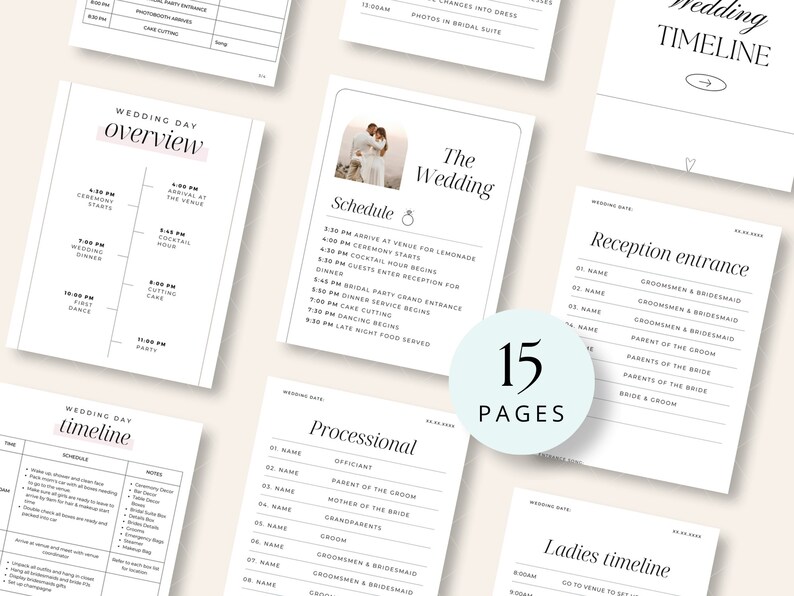 Wedding Timeline. Wedding Day Timeline. Wedding Planning Timeline ...