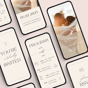Wedding Video Invitation Template Animated Wedding Invitation With ...