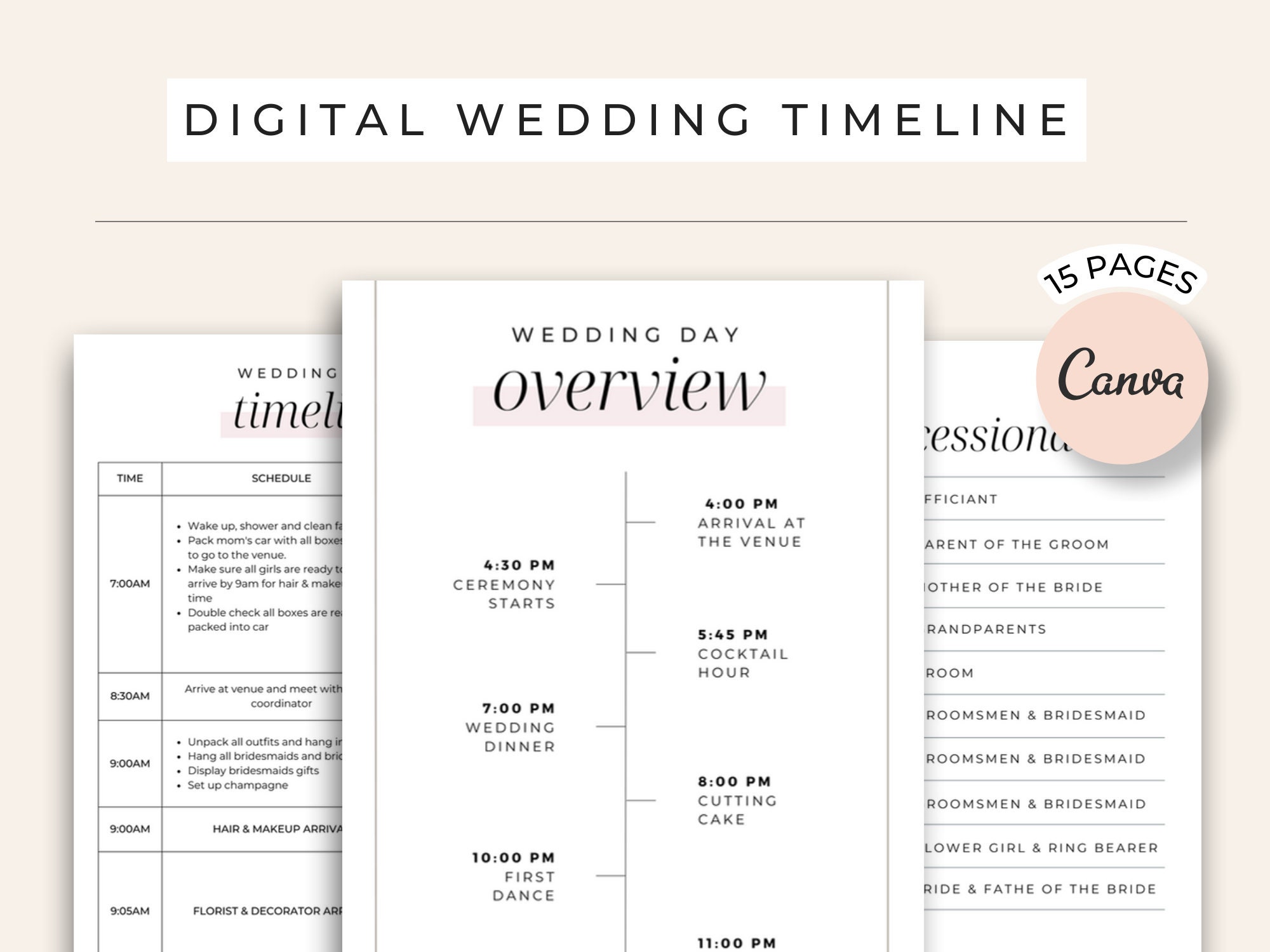 Wedding Timeline. Wedding Day Timeline. Wedding Planning Timeline ...