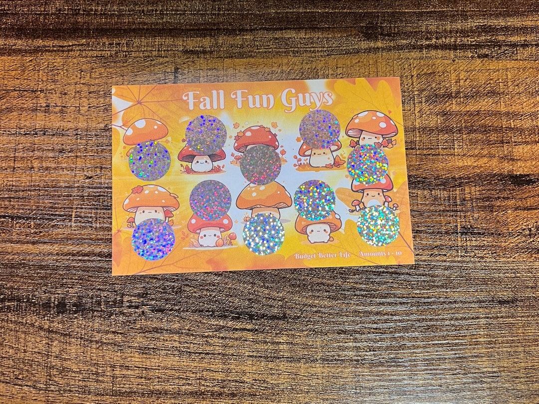 Fall Fun Guys Scratch Off! Cute Fall Scratch & Save! Laminated Savings ...