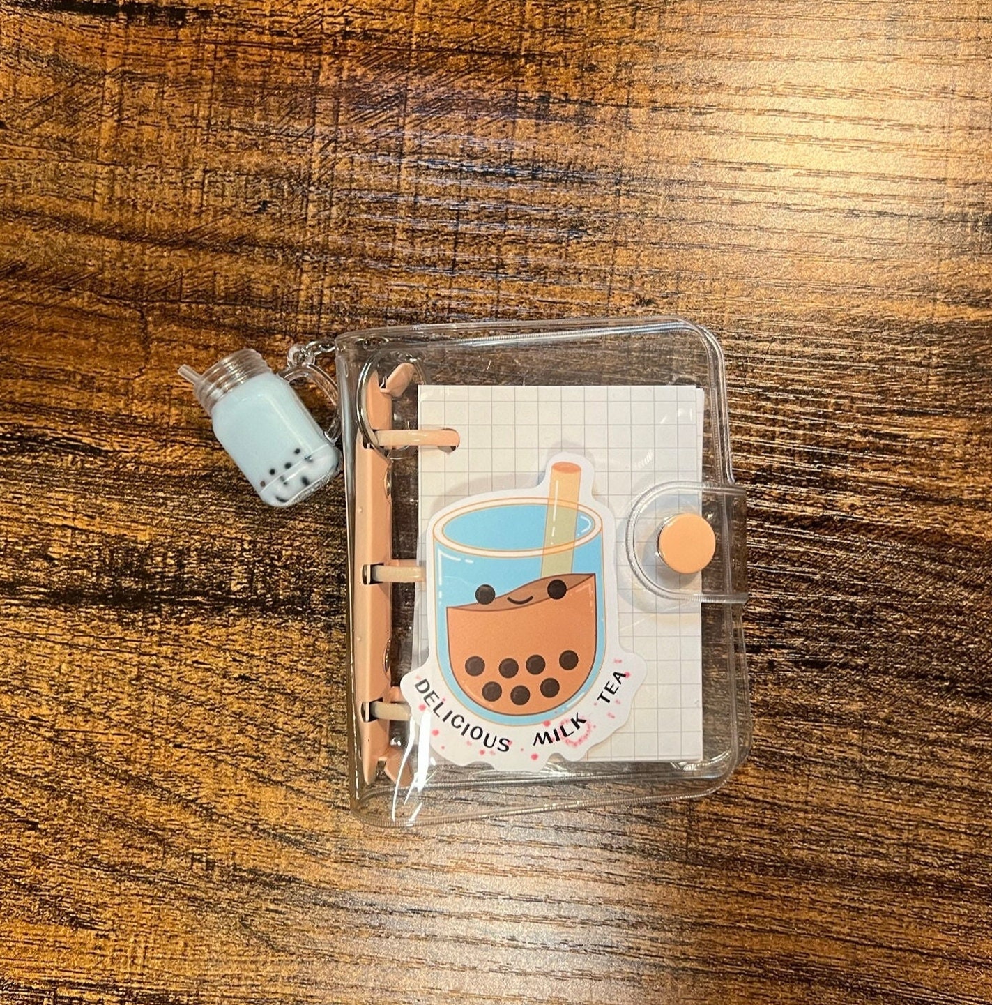 Boba Tea Mini Notebook Mini Binder Mini Notepad Mini - Etsy