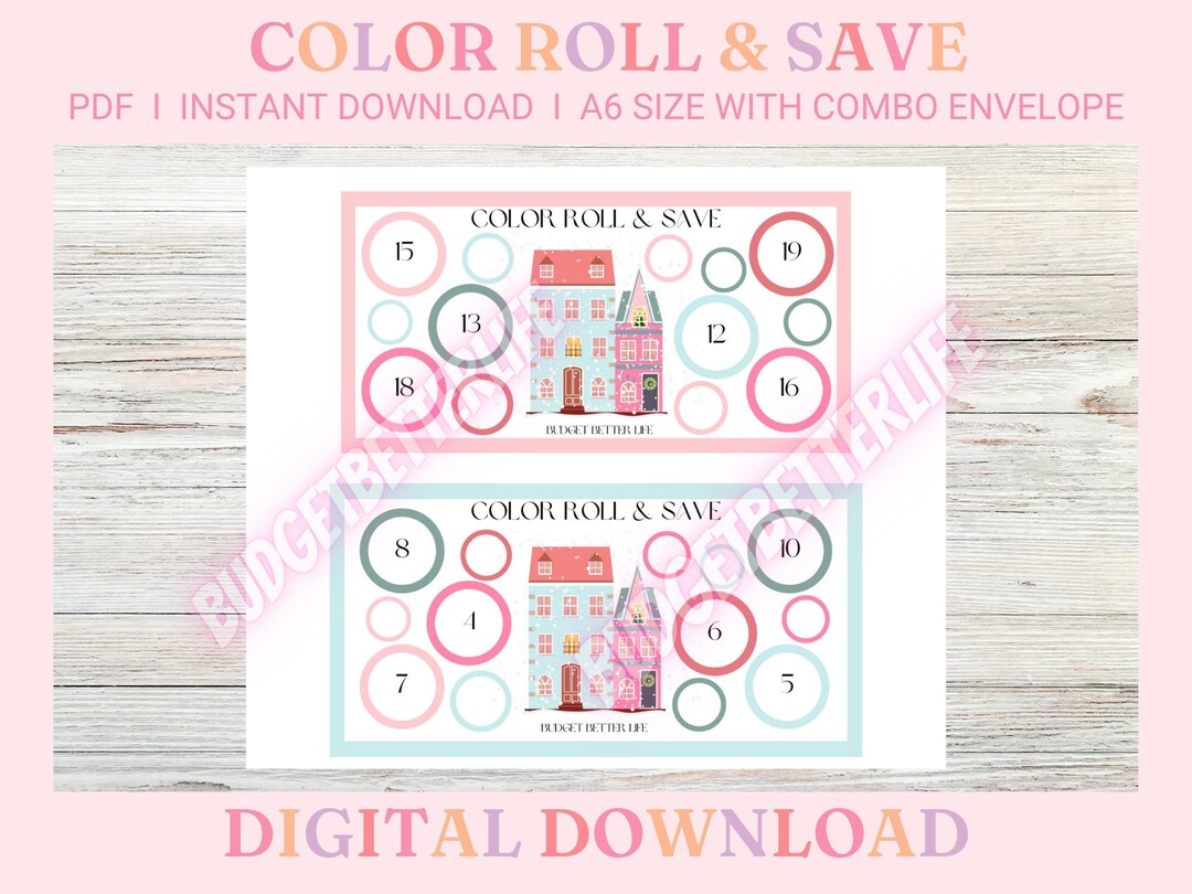 La Maison Color Roll & Save Digital Download W/ Two A6 Size Savings ...