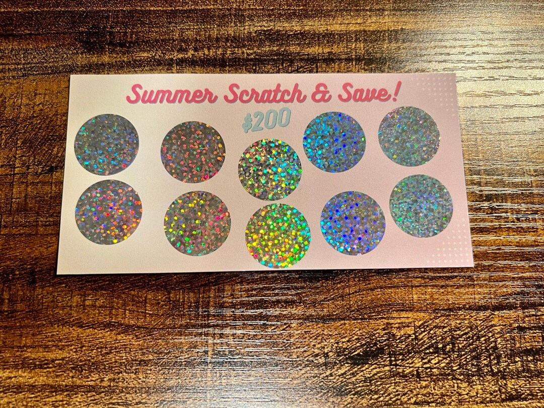 Seasons Scratch & Save Challenge Seasons Scratch-off Savings Challenges ...