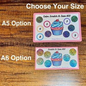 Color Scratch & Save Challenge! Fall Fungi 50 or 75, Savings Scratch ...