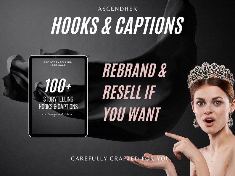 Storytelling Hooks and Captions for Instagram & Tiktok Reels | Done for ...