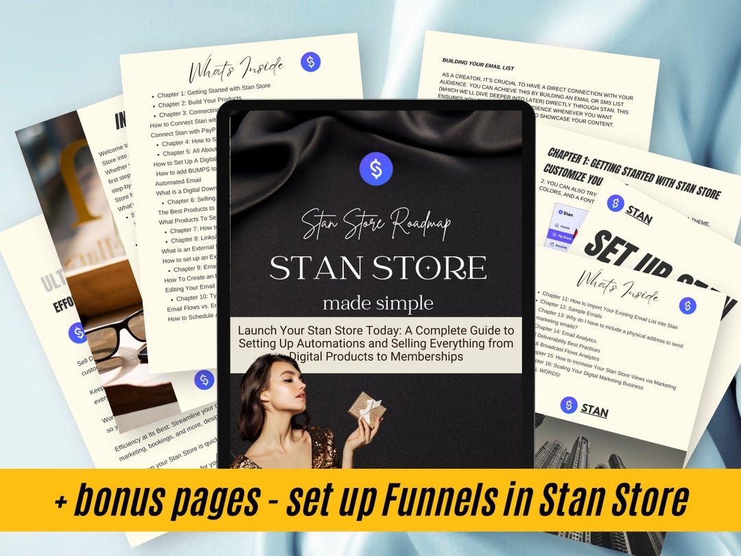 MRR PLR Stan Store Guide for Beginners + Bonus - Funnels | Passive ...